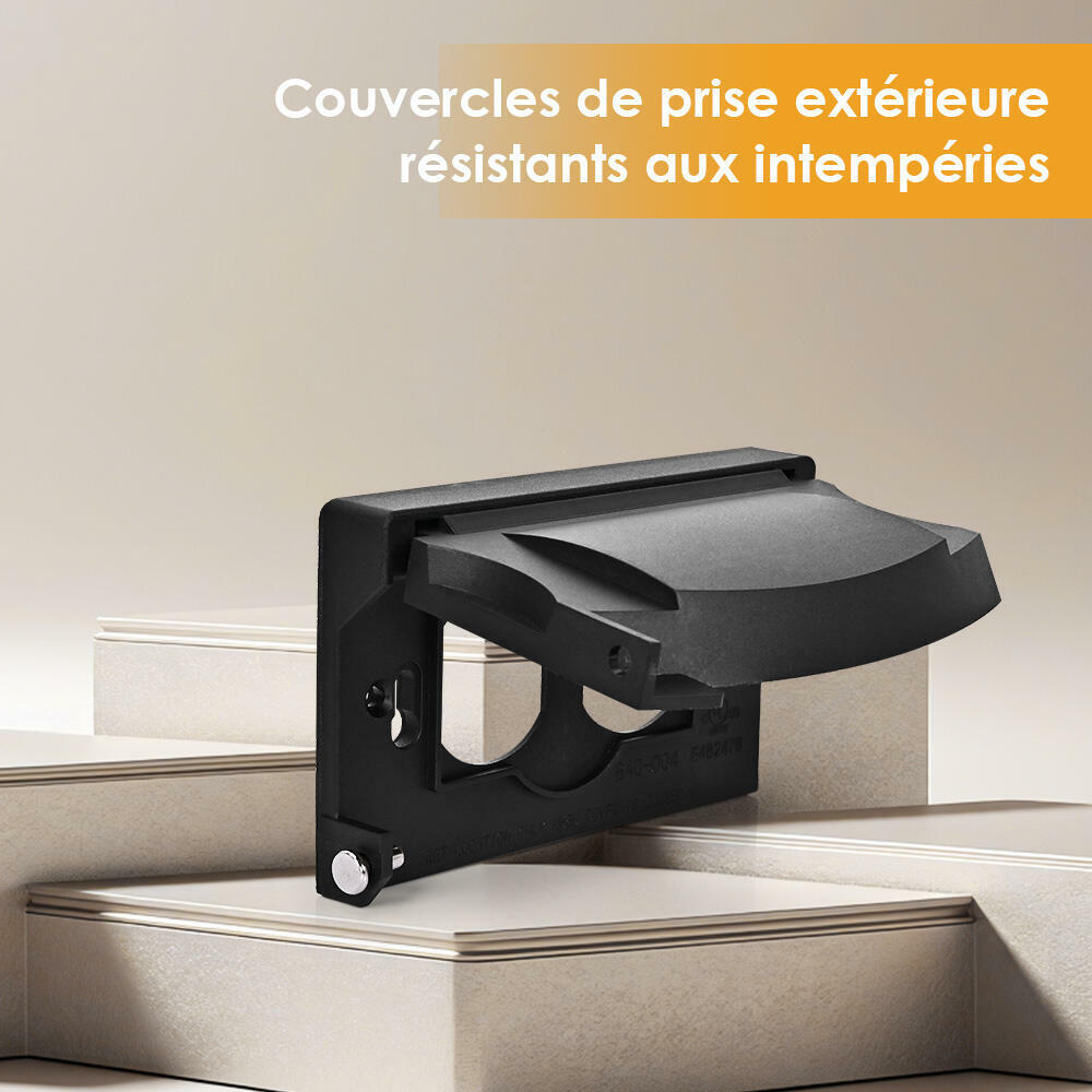 Coffret étanche pour prise extérieure monoposte haute résistance ...