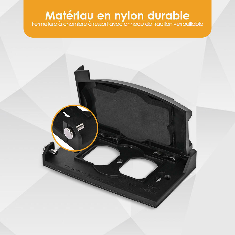 Coffret étanche pour prise extérieure monoposte haute résistance ...