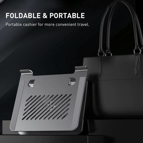 Adjustable Laptop Stand for Desk, Ergonomic Riser with 360° Rotating ...
