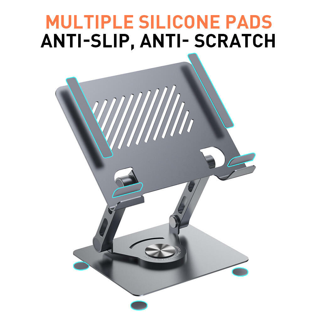 Adjustable Tablet Stand for Desk 360° Rotating Base Ergonomic Holder ...