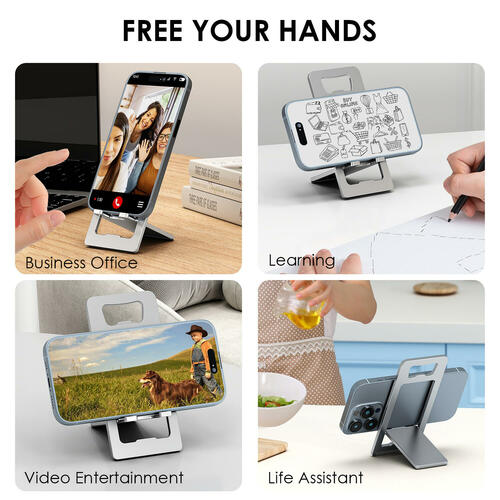 Cell Phone Stand Foldable Slim Aluminum Adjustable Phone Holder for ...