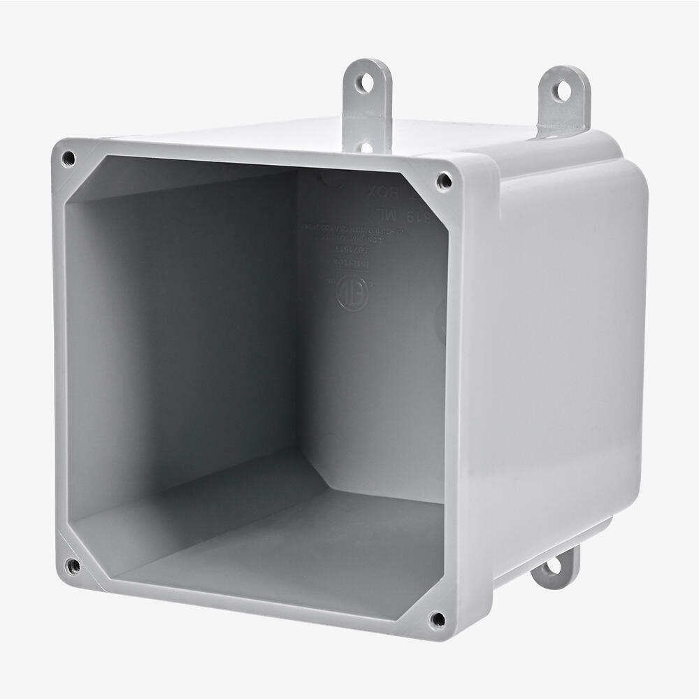 Boîtier de dérivation en plastique étanche, 4″ × 4″ × 4″ (≈ 64 po³ ...
