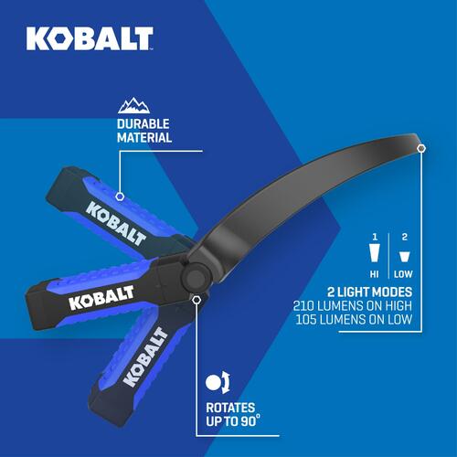 Kobalt LED Neck Light – 210 Lumens, No Head Strap Needed