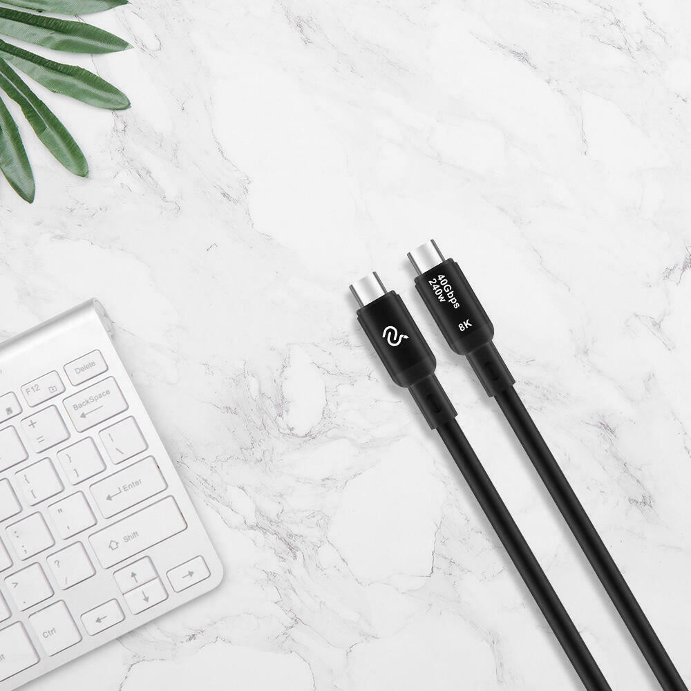 USB4 USB-C Cable – 40Gbps Data, 240W Power Delivery, 3ft - 2pk ...