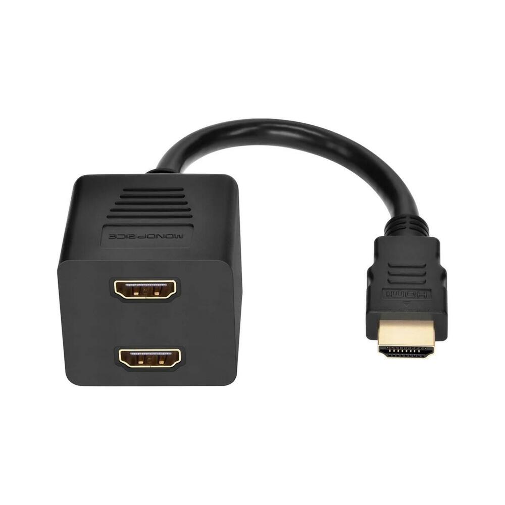 Video/Audio Splitter - HDMI Male to 2x HDMI Female - Monoprice®