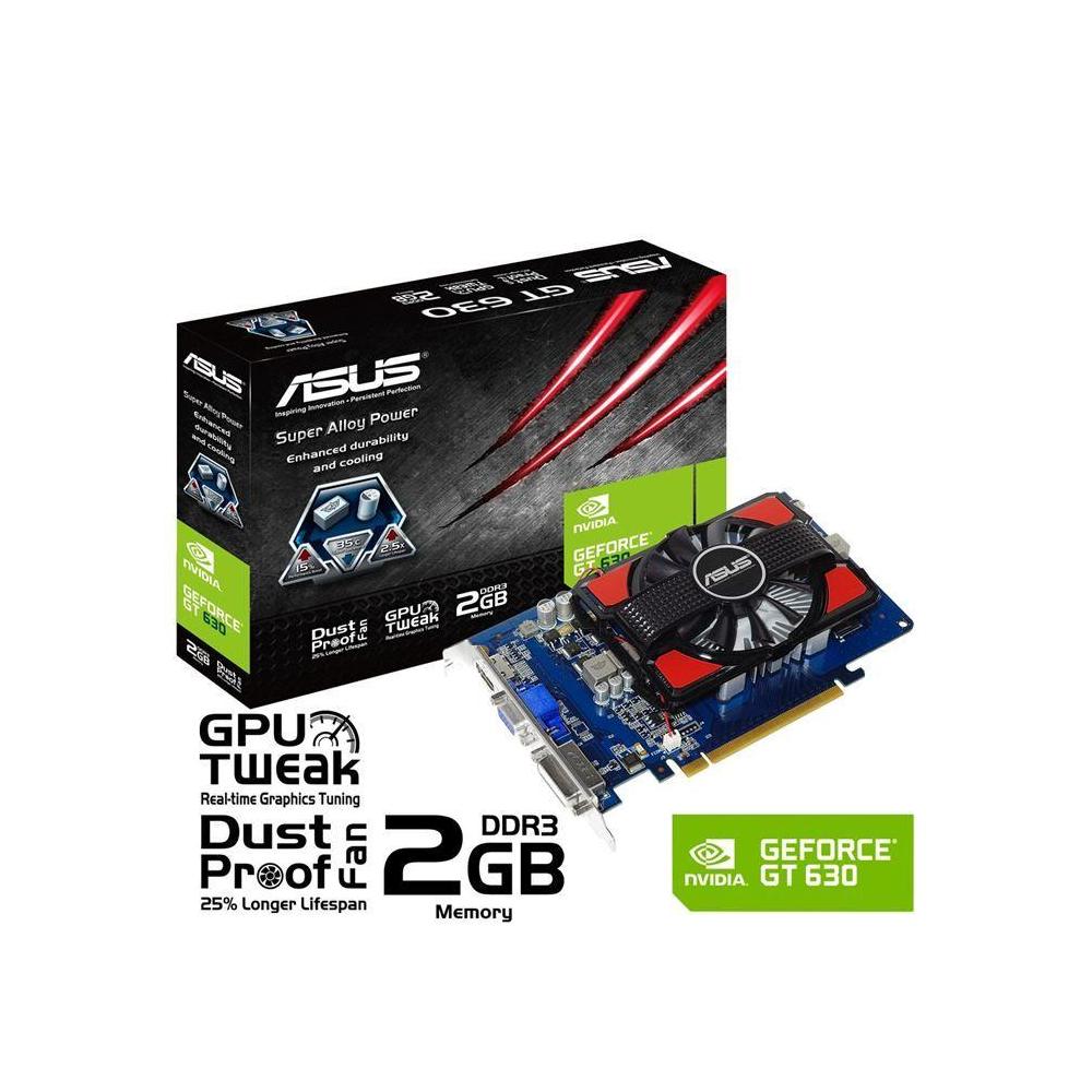ASUS GT630-2GD3 - Graphics card - GF GT 630 - 2 GB DDR3 - PCIe 2.0 x16 ...