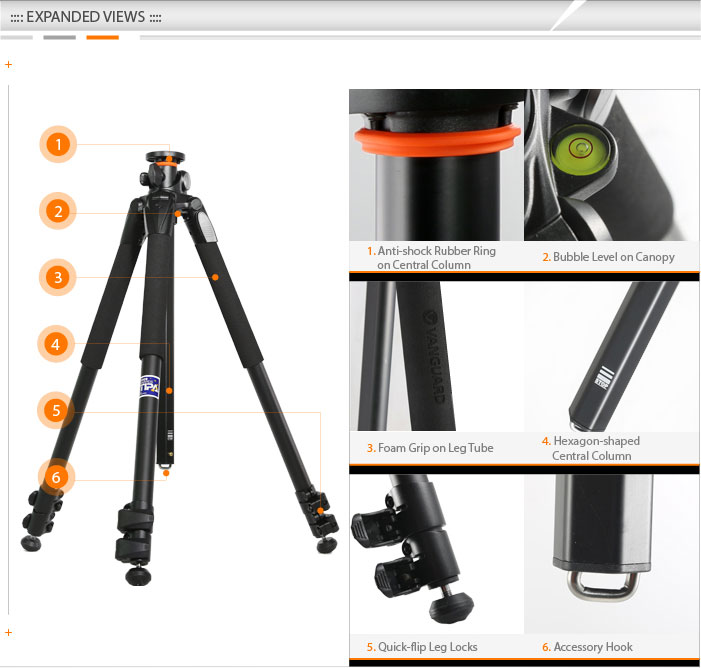 Pro 263ab 100 Vanguard Alta Pro Tripod Vanguard Alta Pro 263AB 100 ...