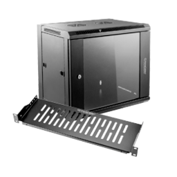 19 Inch Adjustable Rack Mount Monitor Mount - 4U - VESA 75x75, 100x100