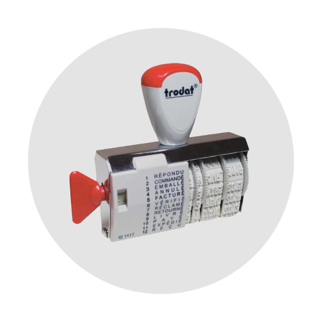 Trodat Reiner B6K Self-Inking Automatic Numbering Stamp