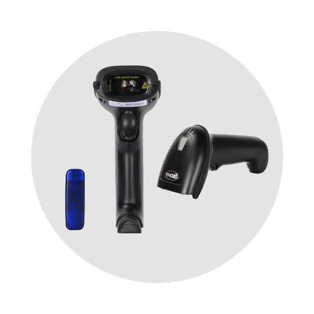YHD-8200 Wired Laser Barcode Scanner Handheld Bar Code Reader