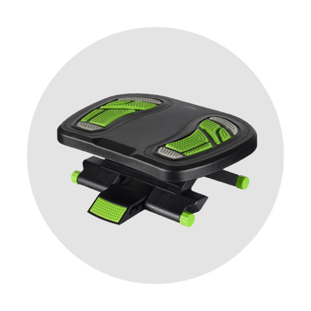 Heavy-Duty Height Adjustable Ergonomic Free-Standing Footrest Platform ...