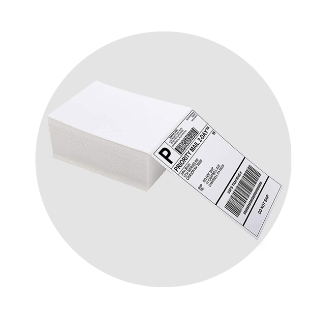 Fanfold Barcode Labels