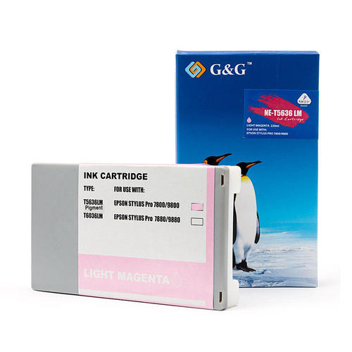 Compatible T563600 Light Light Magenta Pigment Ink for Epson Printers