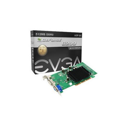 EVGA 6200 512M AGP8X Vedio Card (VCD-EG-512-A8-N403-LR)