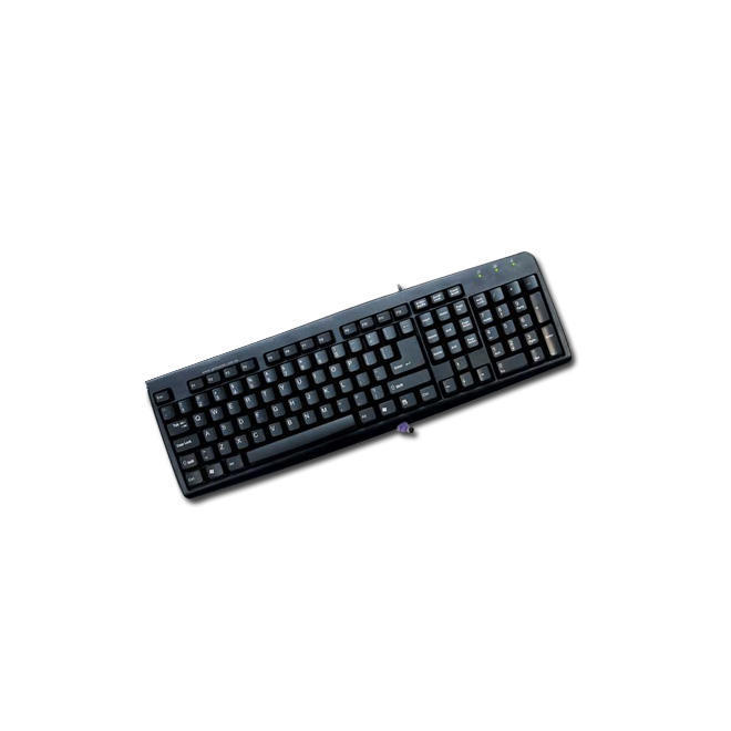 107-Key PS/2 Keyboard (Black) Retail Box