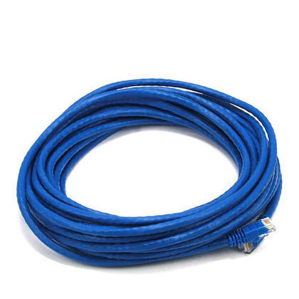 30FT Blue High Quality Cat6 550MHz UTP RJ45 Ethernet Bare Copper ...