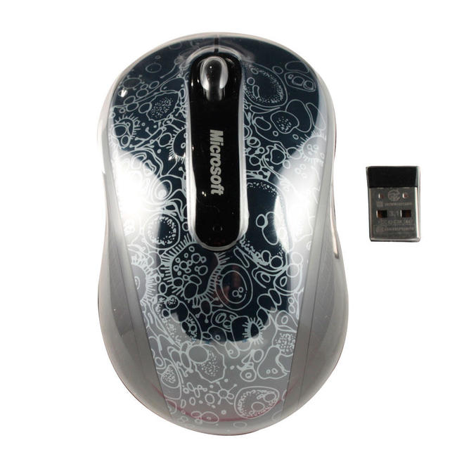 Microsoft D5D Wireless Mobile 4000 Mouse (Blue) (retail box)
