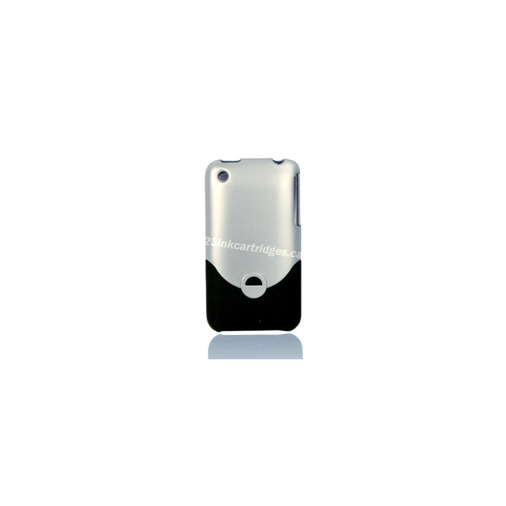 Armor Soft Touch Plastic Case for iPhone 3G/3GS (Silver)