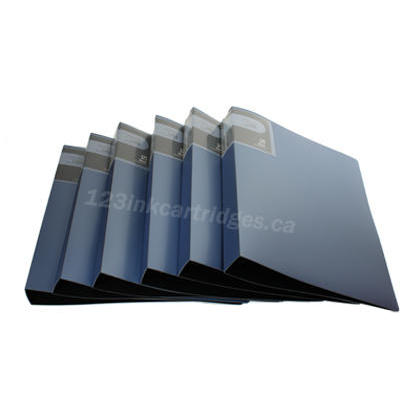 Metallic Linear 1 po Reliure Rond Bleu, (Packet De 6)