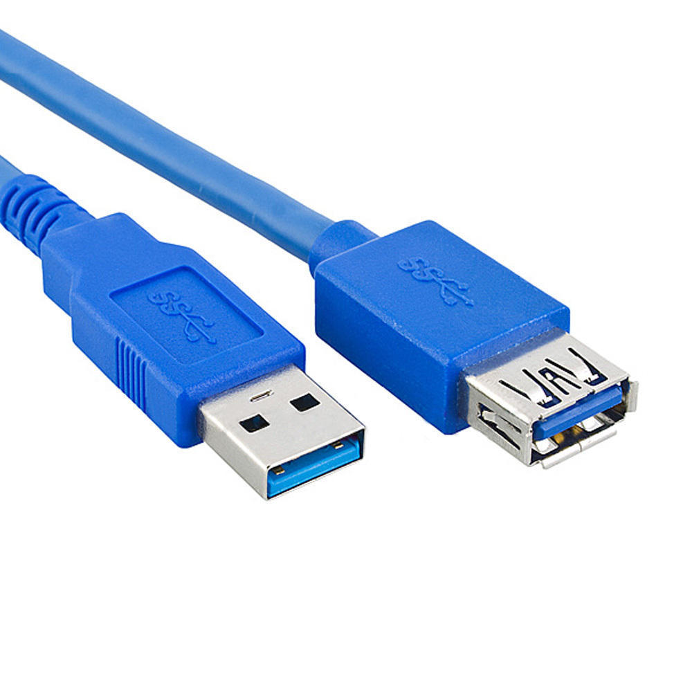 High Quality USB 3.0 A Male to A Female Extension Cable - Black - 3ft ...