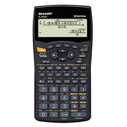 SHARP ELW535B 335-FUNCTIONS, 10x3 LINE DISPLAY CALCULATOR