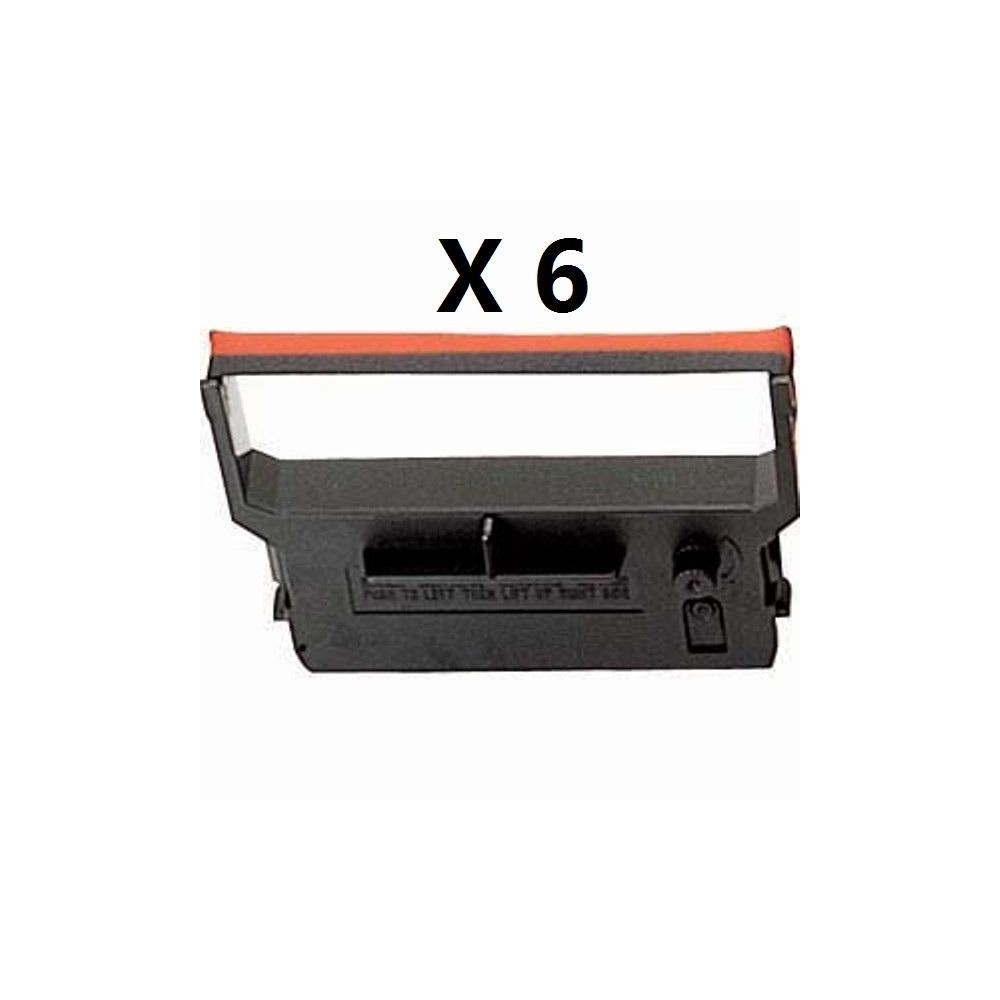 Citizen DP600 B/R New Compatible Black/Red Ribbon 6/pack