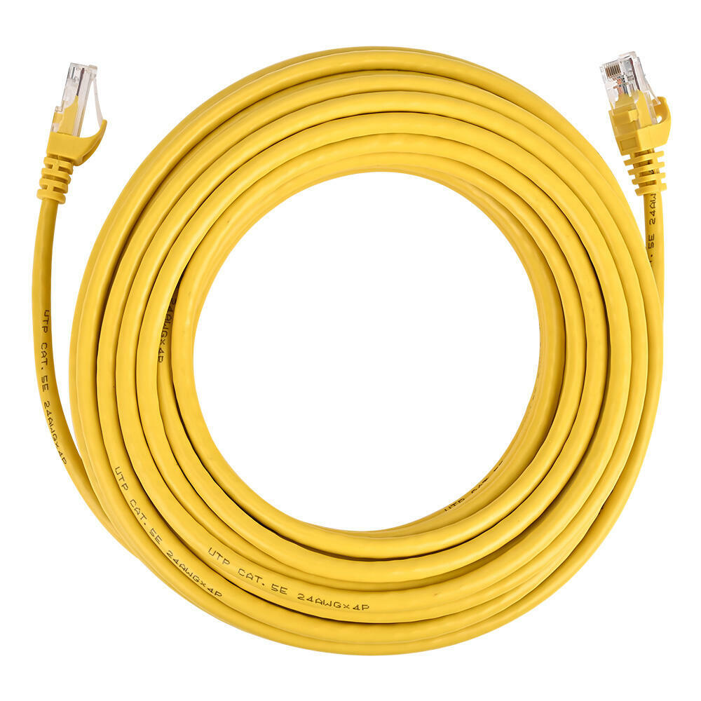 Cat5e 350MHz UTP 24AWG Ethernet Network Cable - Yellow - PrimeCables®