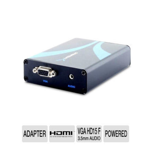 Sabrent DA-HDVG HDMI to VGA Converter - HDMI Input, D-Sub (VGA) Output ...