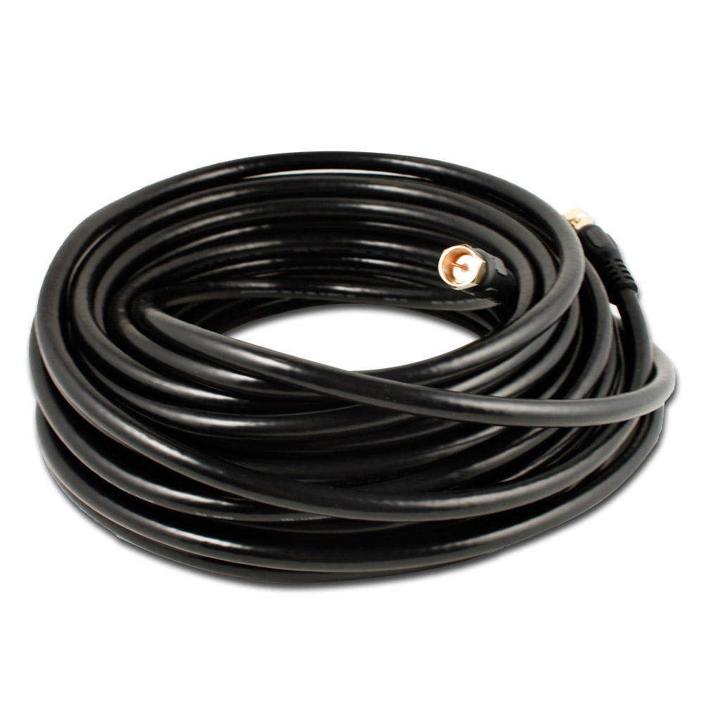RG6 (18AWG) 75Ohm, Quad Shield, CL2 Coaxial Cable with F Type ...