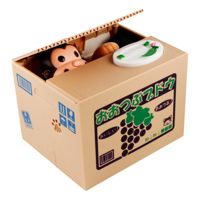 Machanical Monkey Coin Bank