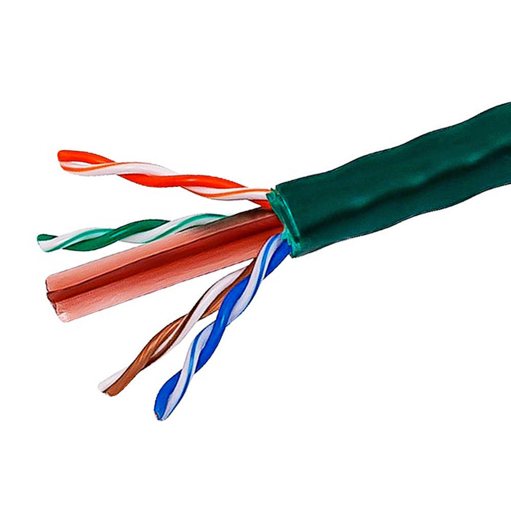 Cat6 24AWG UTP Bulk Cable Stranded CM-Rated Pure Bare Copper 1000ft ...