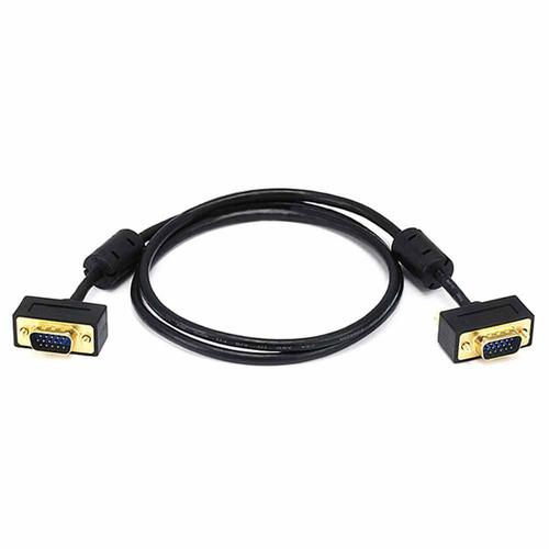 Ultra Slim SVGA Super VGA 30/32AWG M/M Monitor Cable w/ ferrites (8 ...
