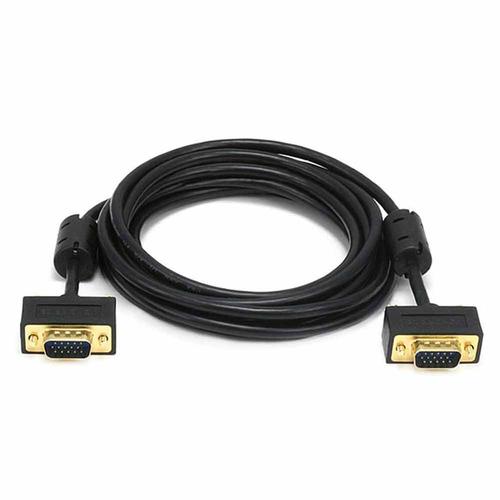Ultra Slim SVGA Super VGA 30/32AWG M/M Monitor Cable w/ ferrites (8 ...