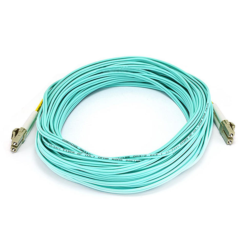10Gb Fiber Optic Cable, OM3 LC/LC, Multi Mode, Duplex (50/125 Type ...