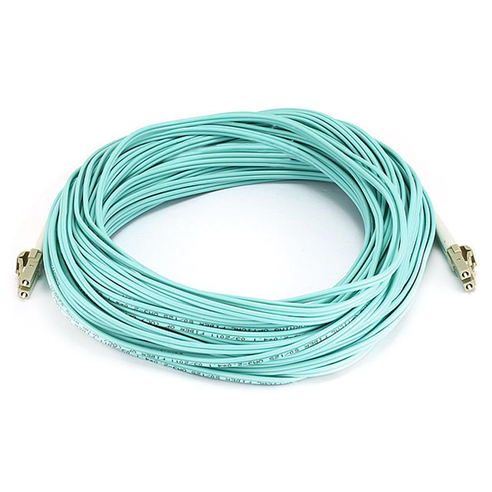 10Gb Fiber Optic Cable, OM3 LC/LC, Multi Mode, Duplex (50/125 Type ...
