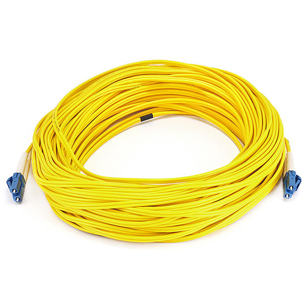 Fiber Optic Cable, LC/LC, Single Mode, Duplex (9/125 Type) - Yellow ...