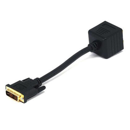 Video Splitter - DVI-I Male to VGA(HD15) Female X 2 - Monoprice®
