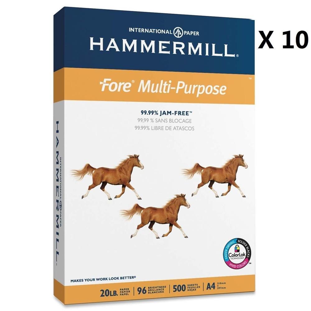 Hammermill Fore Multipurpose FSC-Certified, 20 lb., 8.27" x 11.69" A4 ...