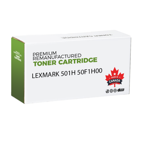 Lexmark 501H 50F1H00 Remanufactured Black Toner Cartridge High Yield