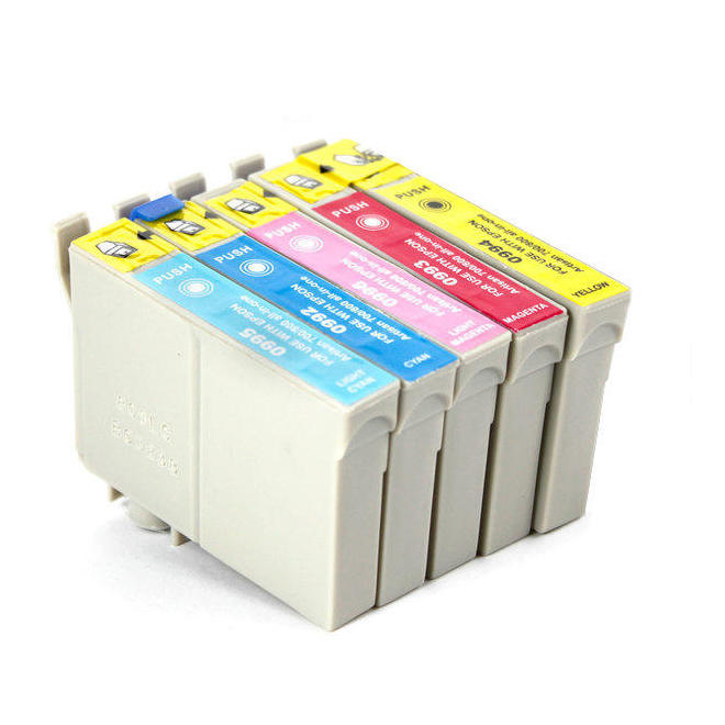 5 PACK Epson T099 New Compatible Color Ink Cartridges Value Pack (C/M/Y ...