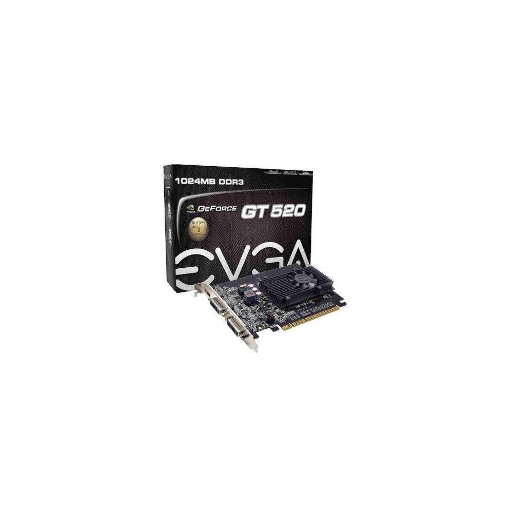 EVGA GeForce GT 520 1024 MB DDR3 PCI Express 2.0 2DVI/Mini-HDMI ...