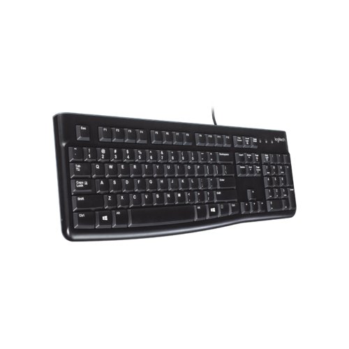Logitech K120 Full-Size Wired Keyboard with English Canadian Layout
