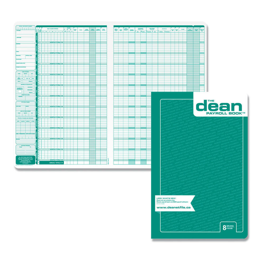 Dean & Fils Dean and Lefebvre Payroll Book Designed