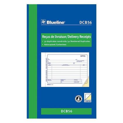 Blueline® Delivery Receipt Book Receiving Reports Carbonless Copy ...