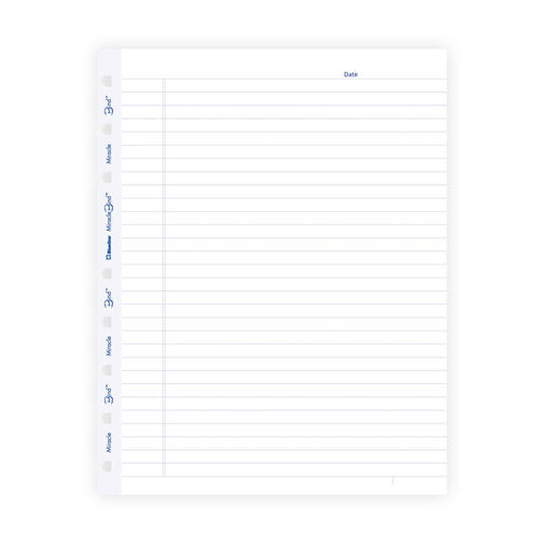 Blueline® MiracleBind™ Micro-perforated refill sheets, 50 sheets/pack ...