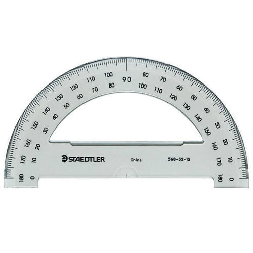 STAEDTLER® Angle Measuring Tool Protractor (180° Transparent / 180 ...