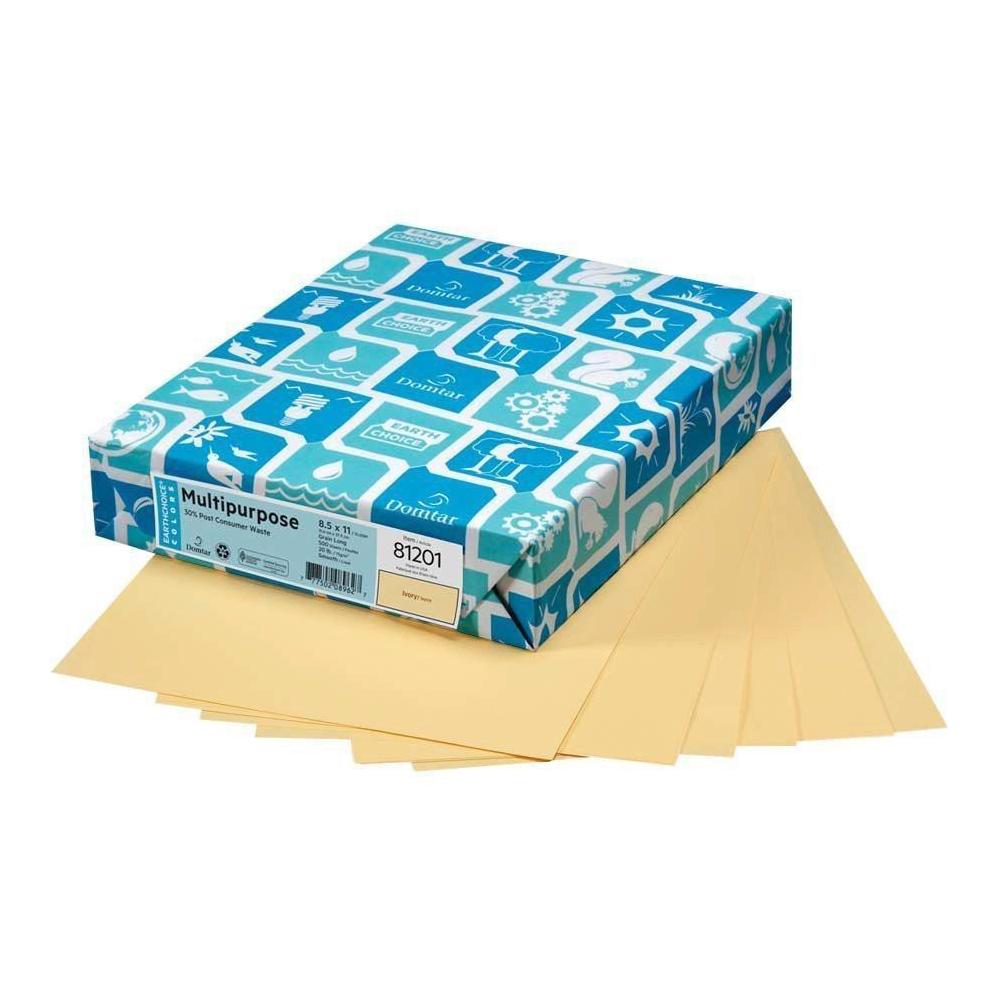 Domtar® Lettermark® Multipurpose Coloured Paper, 8-1/2" x 11", 20lb ...