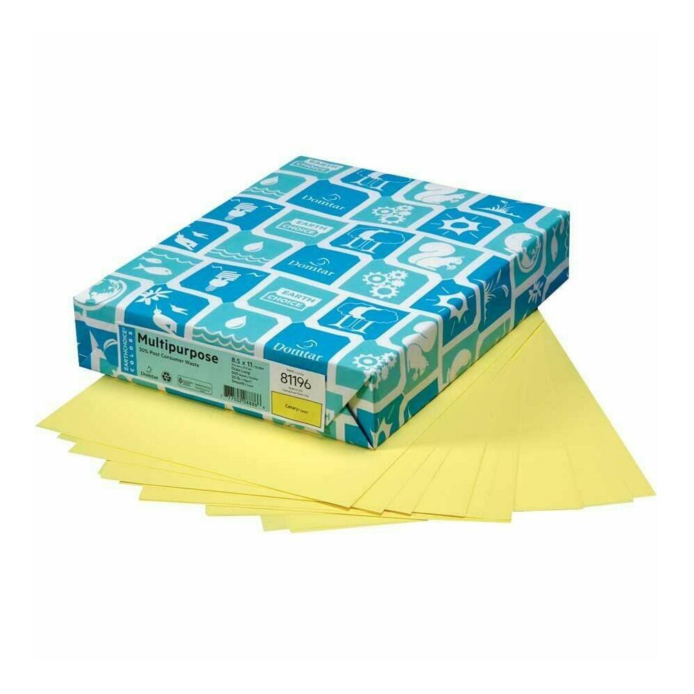 Domtar® Lettermark® Multipurpose Coloured Paper, 8-1/2" x 11", 20lb ...