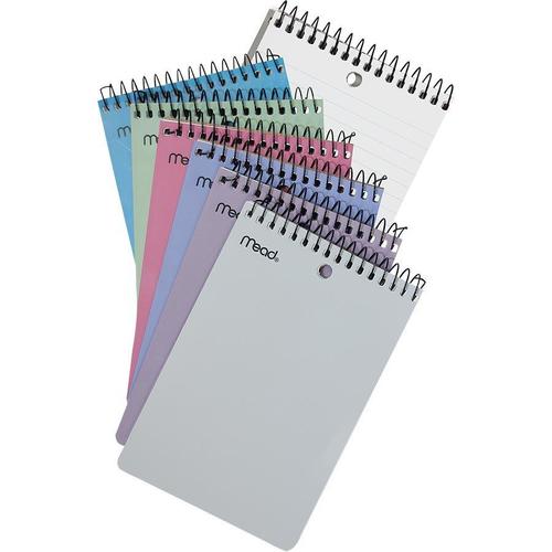 Mead® Poly Memo Book with Narrow-Ruled Paper and Single Wire Binding ...