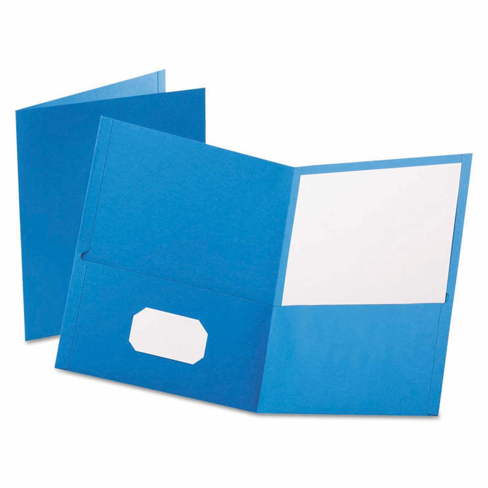 Oxford Twin Pocket Folders, Letter Size - 25 / Pack